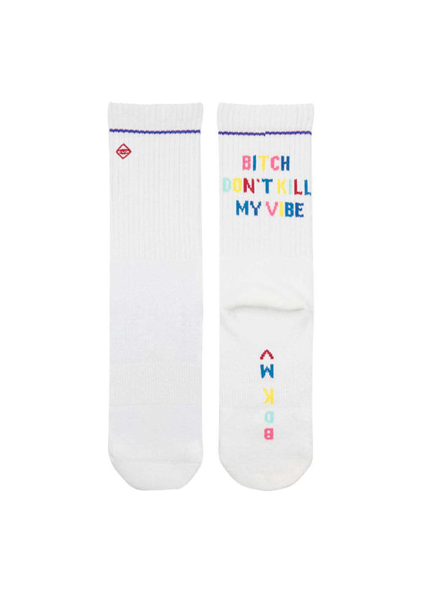 J.Clay Don’t kill my vibe Tennissocken – Laut & lässig